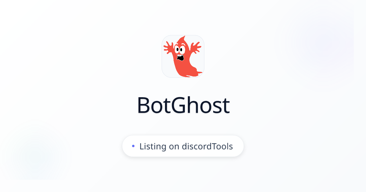 BotGhost | discordTools